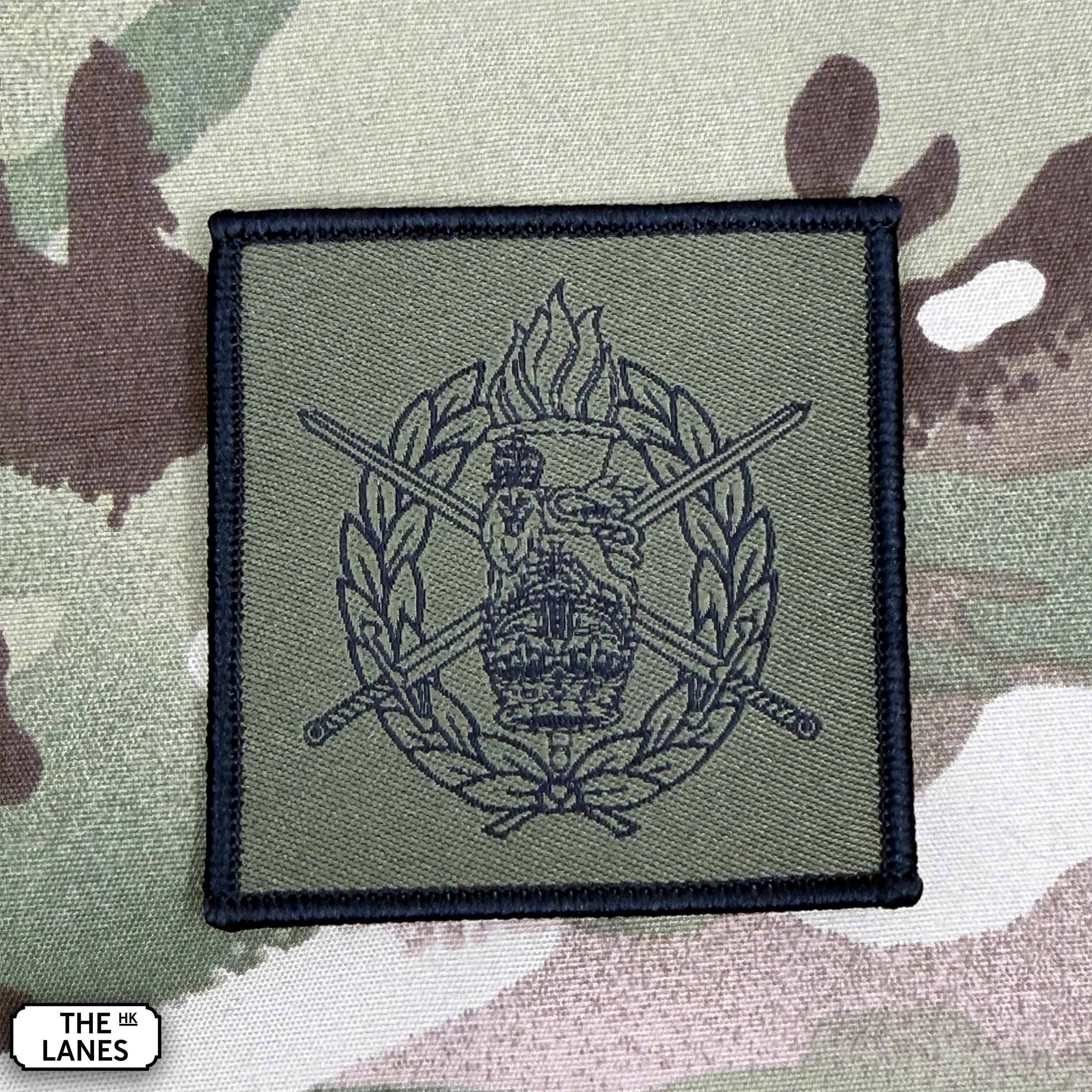 British Army Individual Training Command Formation Badge (CIIIR Crown ...